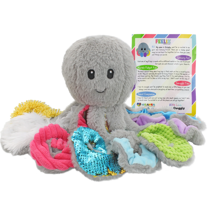 OCTOPUS QUIGGLY SENSORY WEIGHTED PLUSH — Clothes Pony