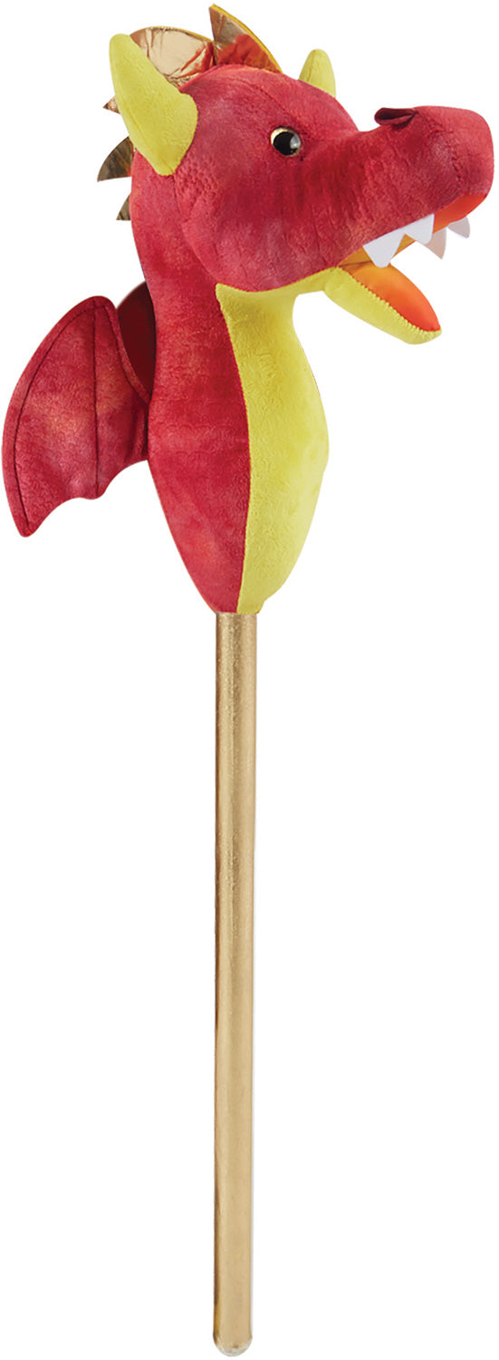 STICK HORSE FLAMING DRAGON — Clothes Pony